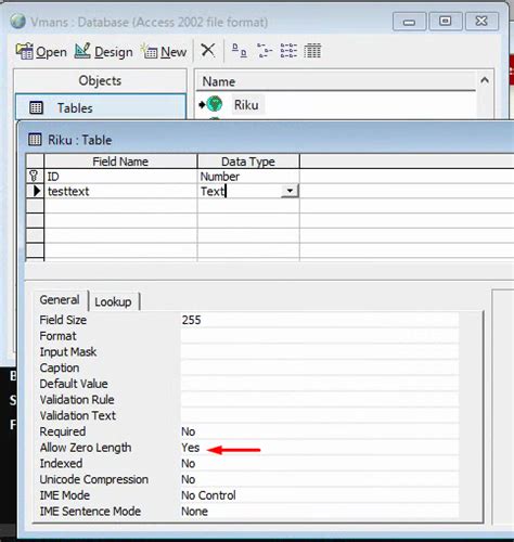 Sql Server Access To SQL Link Table Showing Allow Zero Length As Yes Stack Overflow