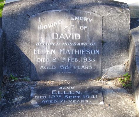 David Mathieson 1869 1938 Find A Grave Memorial