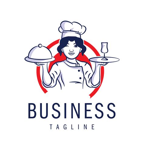 Lady Chef Logo Design