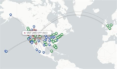 Delta Airlines World Route Map