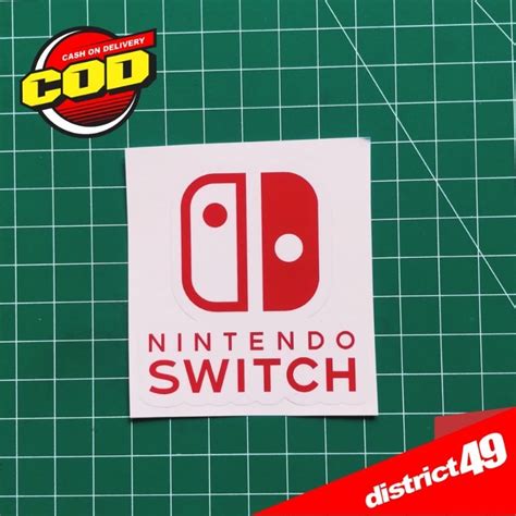 Nintendo Switch Stickers Waterproof Laminate Print Stickers For