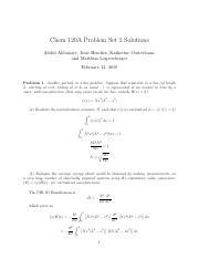 A PS Solutions Pdf Chem A Problem Set Solutions Abdul
