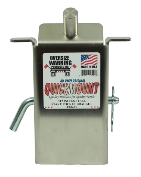 Quickmount Stake Pocket Bracket Oversize Warning Products