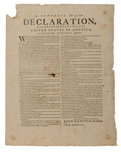 The History Of The Declaration Of Independence