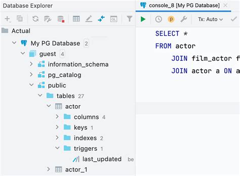 Features And Screenshots DataGrip