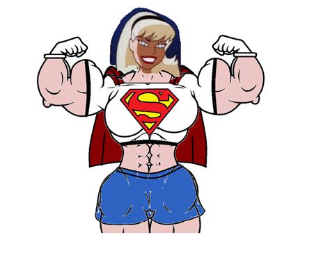 Muscle Up Dcau Supergirl By Catholic Ronin On Deviantart