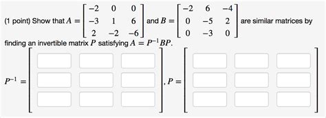 solved [ 2 0 0 6 and b 0 5 し0 3 1 point show that a
