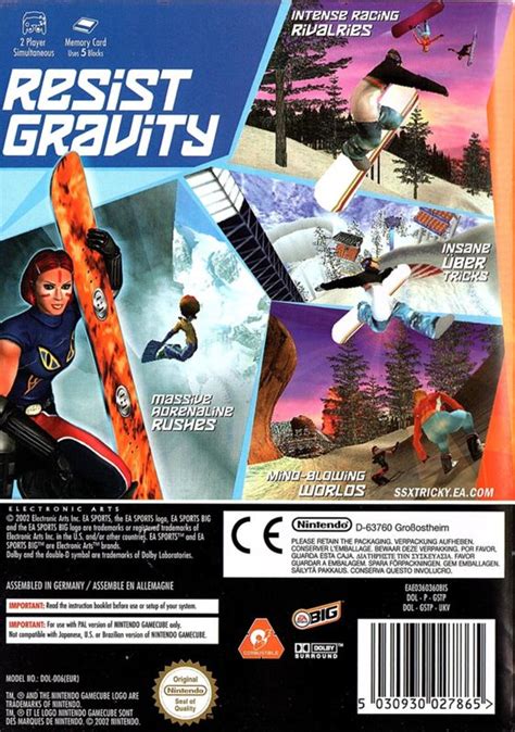 SSX Tricky 2001 GameCube Box Cover Art MobyGames