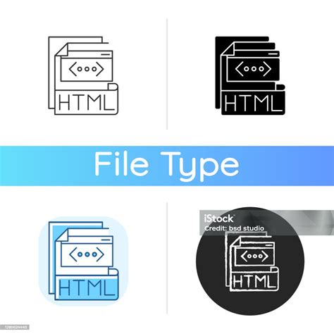 Html ファイル アイコン Htmlのベクターアート素材や画像を多数ご用意 Html アイコン アイコンセット Istock