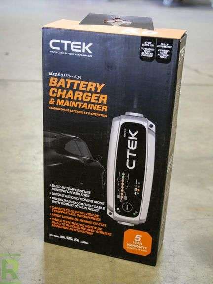 3 New CTEK MXS 5 0 Battery Charger Maintainers Roller Auctions