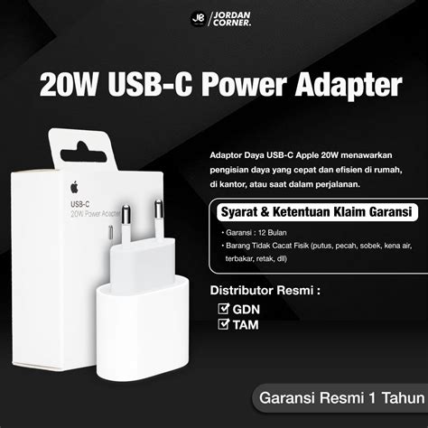 Jual 20w Usb C Power Adapter Original Shopee Indonesia