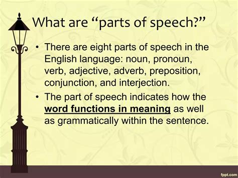 Parts Of Speech Vocab Intro With Root Suffix Prefix Examples From