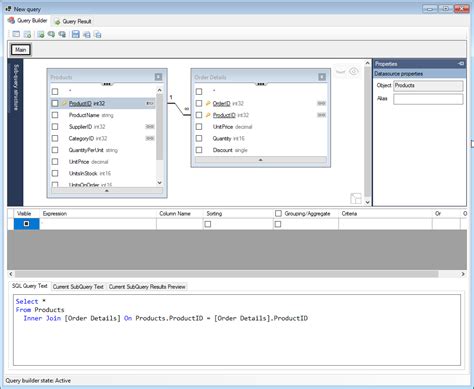 Creating A Simple Sql Query With Active Query Builder