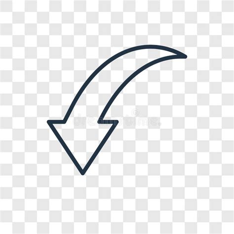 Icono Linear Del Vector Del Concepto De La Transferencia Directa