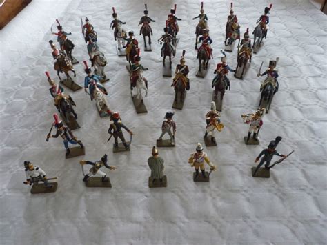 Collection thématique x Figurines en plomb de la Grande Armée Napoléonienne Chevaux