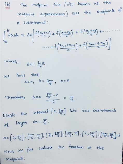 a find the riemann sum for f x 4 sin x 0 ≤ x ≤ 3π 2 with