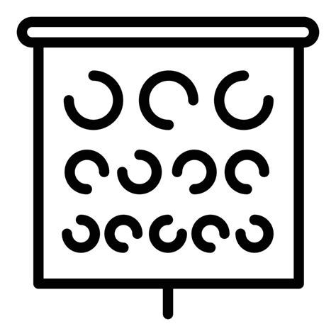 Check Eyes Banner Icon Outline Style 14342302 Vector Art At Vecteezy