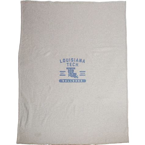 Logo Brands Louisiana Tech University Sublimated Sweatshirt Blanket