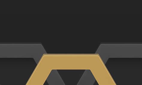 Polygonal Base Pedestal Golden Black Angular Scene Premium Basic