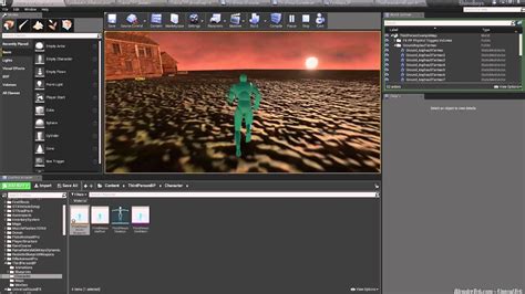 unreal engine 4 quicktip adding footsteps and other audio without