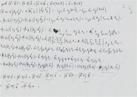 Deriving The Vector Identity Nablavec A Cdot Vec B • Physics