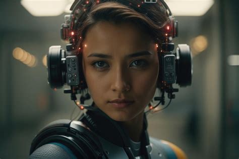 Premium AI Image Half Robot Half Human Representation Next Generation