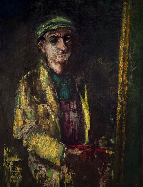 Lot Mordechai Ardon 1896 1992 Israeli Self Portrait C 1934 Oil On Canvas