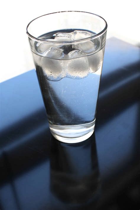 Glass Of Ice Water By Window The Food Teacherthe Food Teacher