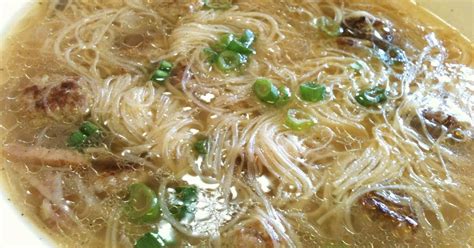 Casa Baluarte Filipino Recipes Miswa And Meat Balls Soup