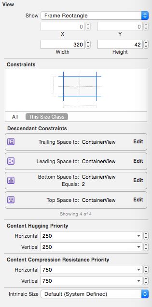 Ios Can Not Change Custom View S Frame Size Stack Overflow