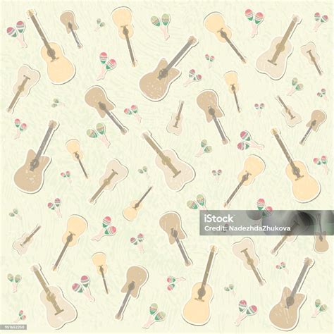 휴일 친 코 데 마요 배너 로고 그림 엽서 메뉴에 대 한 아름 다운 질감된 배경 멕시코 악기 마라 카스 모자 챙 넓은 모자 기타