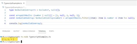 How To Remove Null Values From An Array In Typescript