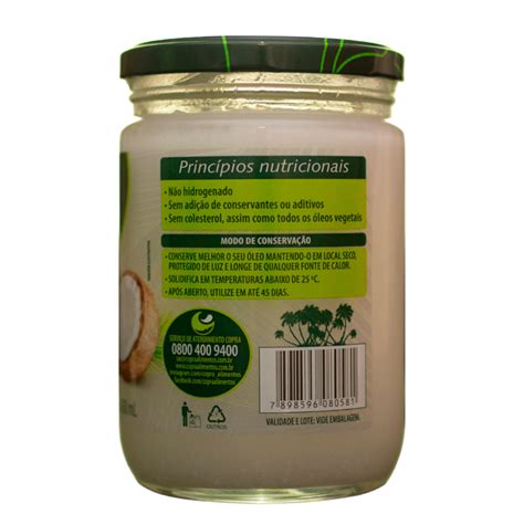 Óleo De Coco Sem Sabor E Sem Cheiro 500ml Copra Carrefour