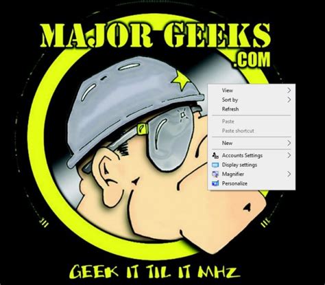 download add magnifier context menu in windows 10 majorgeeks