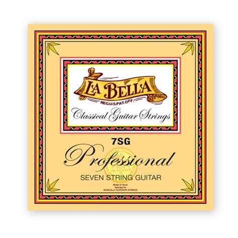 La Bella 7sg Professional 7 String Classical Guitar Strings Los