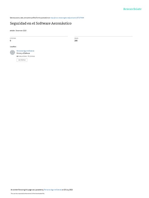 Fernando Aguirre Estévez Seguridad En El Software Aeronáutico