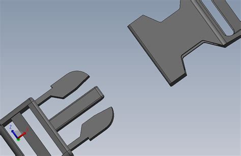 塑料卡扣solidworks 2020模型图纸下载 懒石网