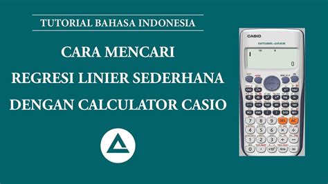 Cara Mencari Regresi Linier Dengan Kalkulator YouTube