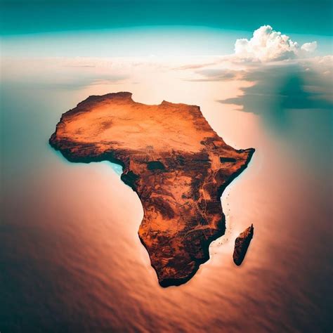 Mapa Da Frica Suas Riquezas Foto Premium
