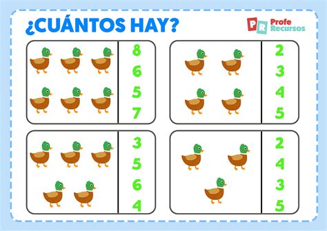 Fichas Para Aprender A Contar