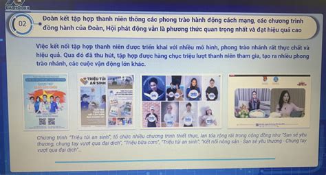 Cán bộ Đoàn Hội trường Đại học Sư phạm Hà Nội tham gia học tập trực
