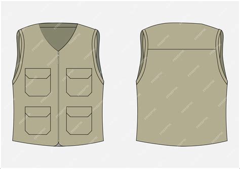 Premium Vector Vest Mockup