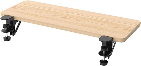 Foldable Desk Extender Armrest Shelf Clamp On Keyboard Extension Platform Ergonomics Desk