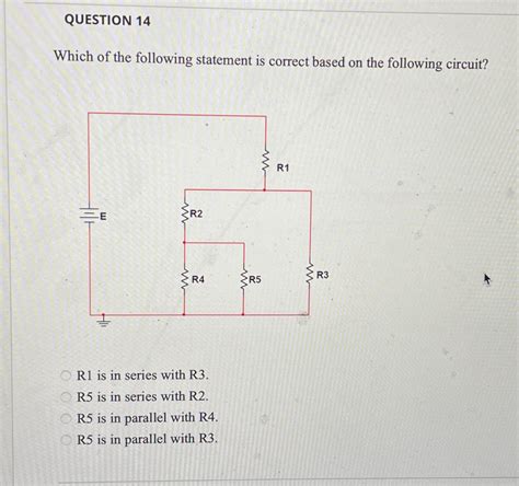 Solved QUESTION 14Which Of The Following Statement Is Chegg