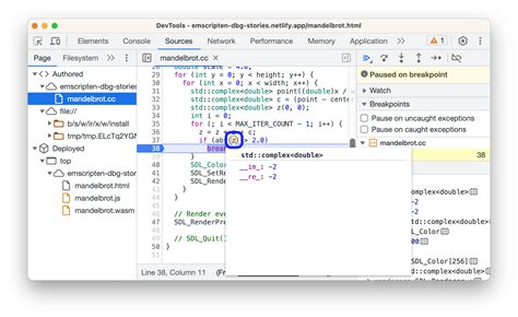 Debug C C WebAssembly Chrome DevTools Chrome For Developers