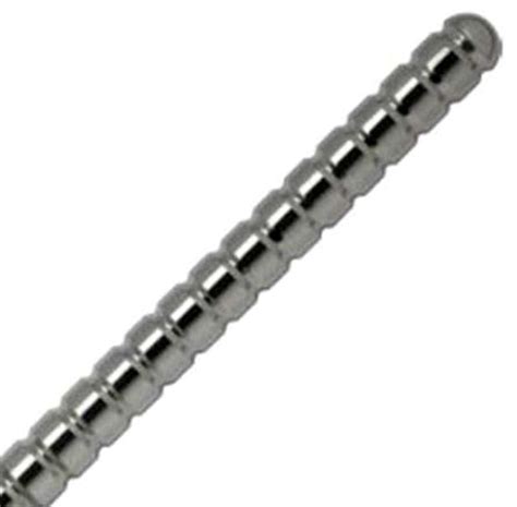Ribbed Steel Sex Probe Adultsmart