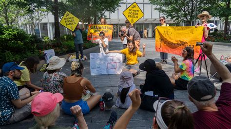 Climate Activists In New York Protest Citibank And Other Backers Of Big