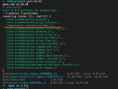 Vitejs Plugin Legacy Why Need Regenerator Runtime When Targeting