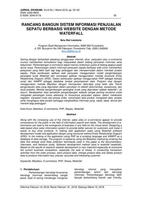 PDF RANCANG BANGUN SISTEM INFORMASI PENJUALAN SEPATU BERBASIS WEBSITE