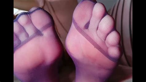 Nylon Feet Up Close Pov Youtube